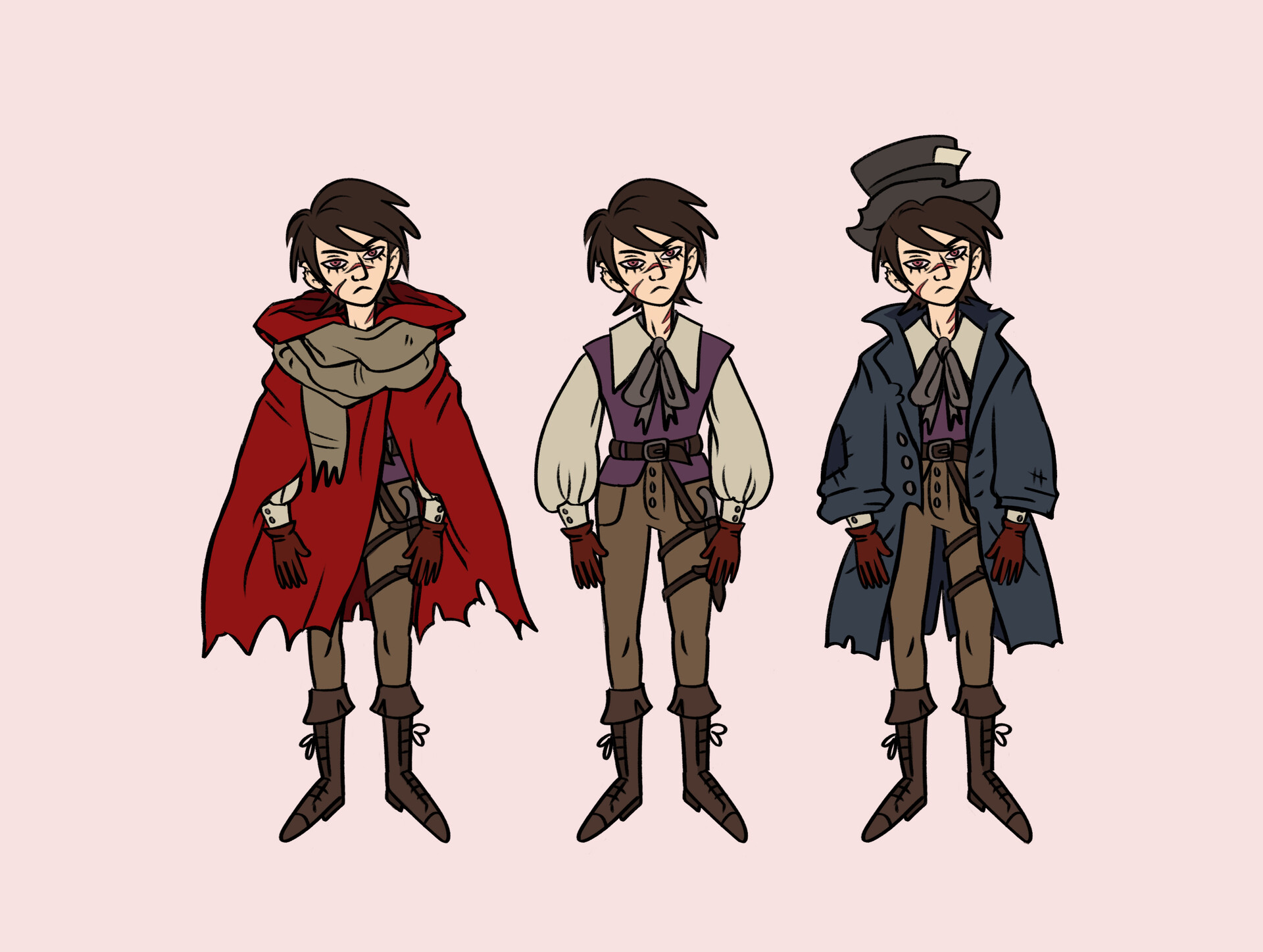 ArtStation - Red Hood character design