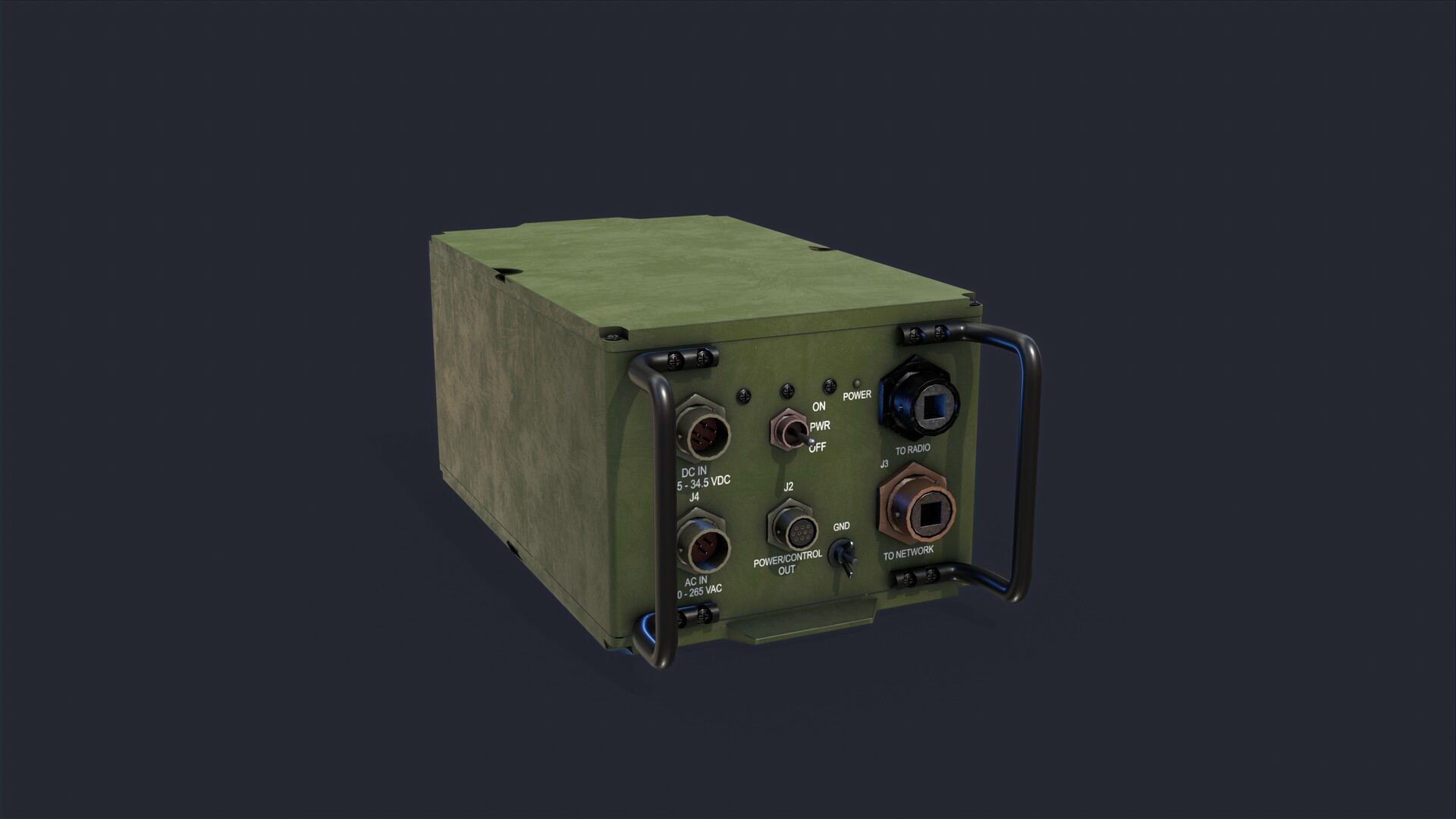 ArtStation - Military radio communication Device SELEX Power Supply