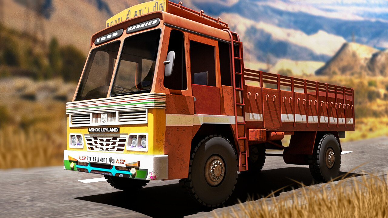 ArtStation - Lorry 3D Modeling