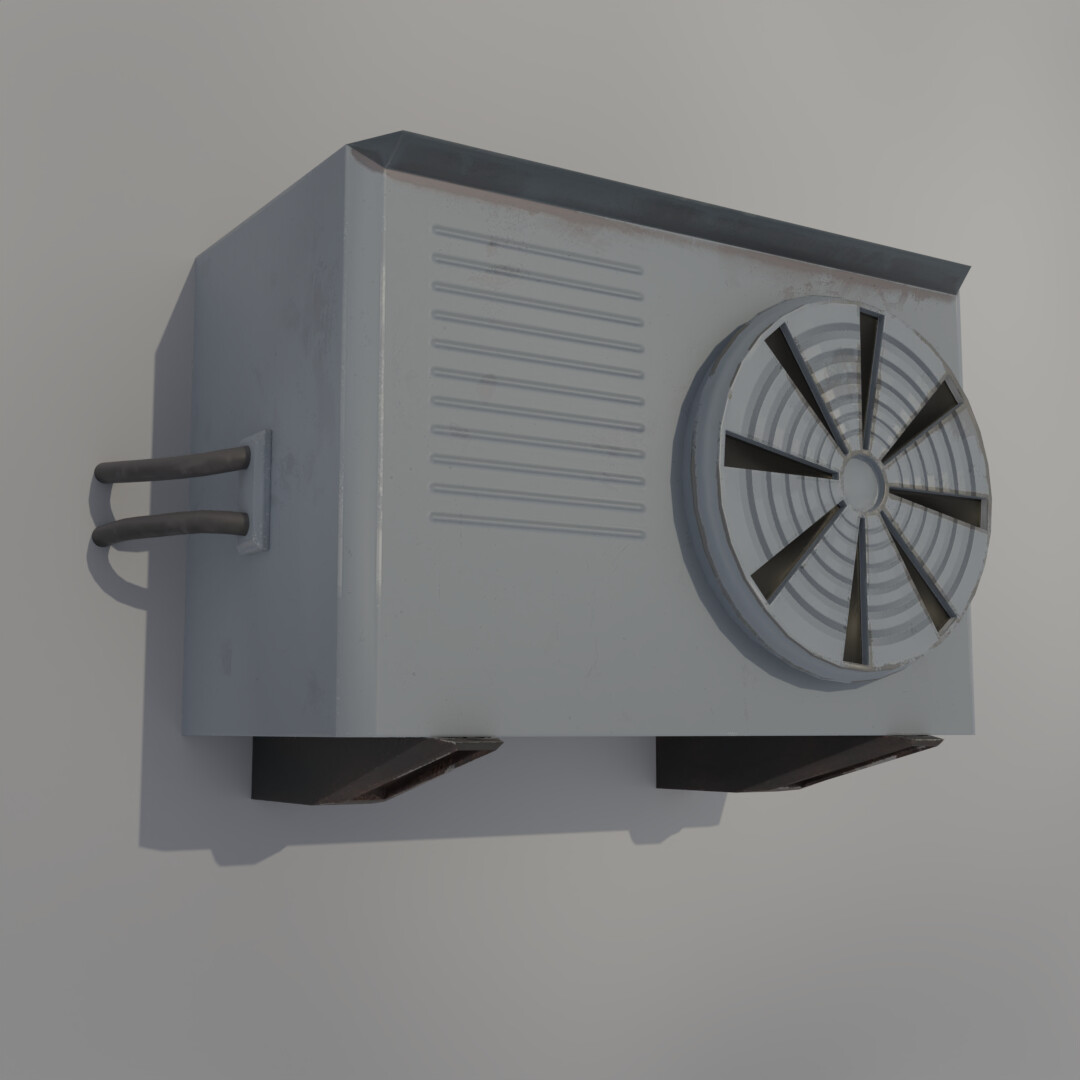 ArtStation - Game ready Air Conditioner