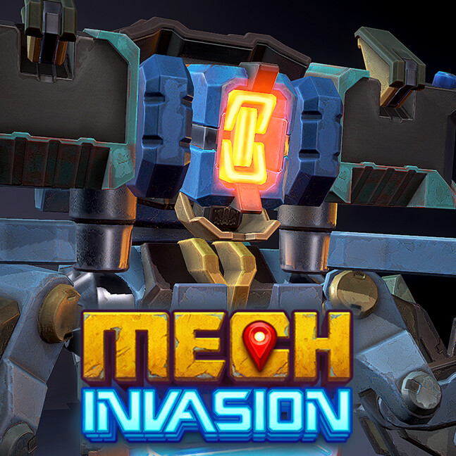 ArtStation - MECH INVASION - Mech model ARMOR2_Com 87P
