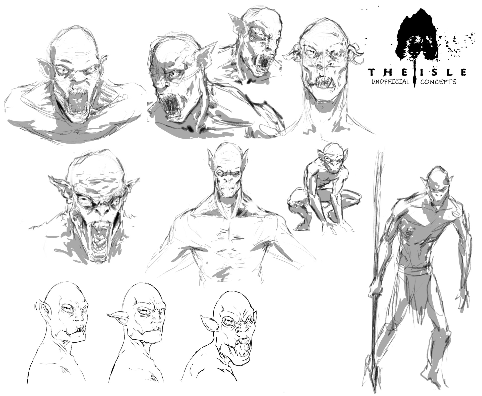 ArtStation - Unnofficial "The Isle" concept fan art