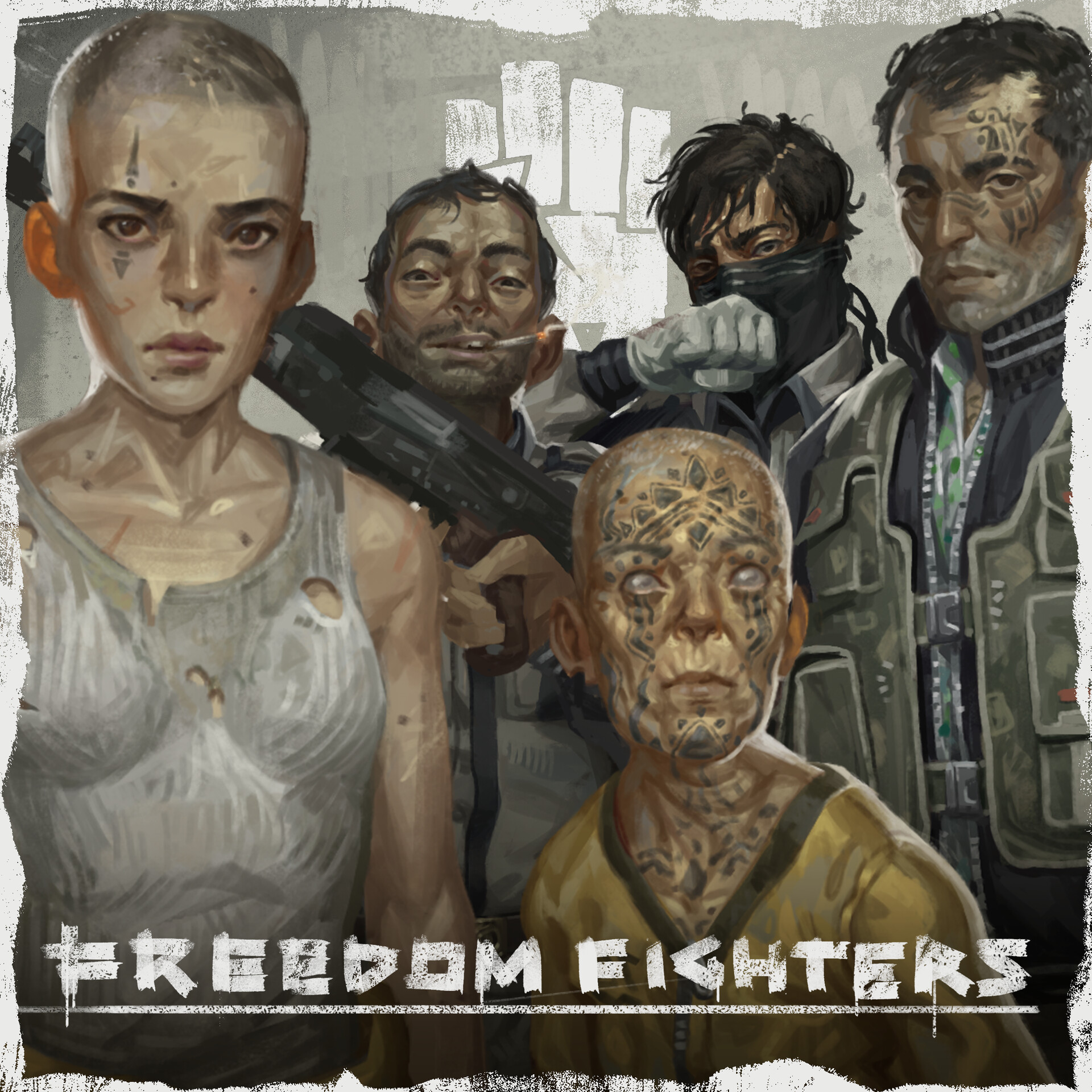 ArtStation - Freedom fighters line-up