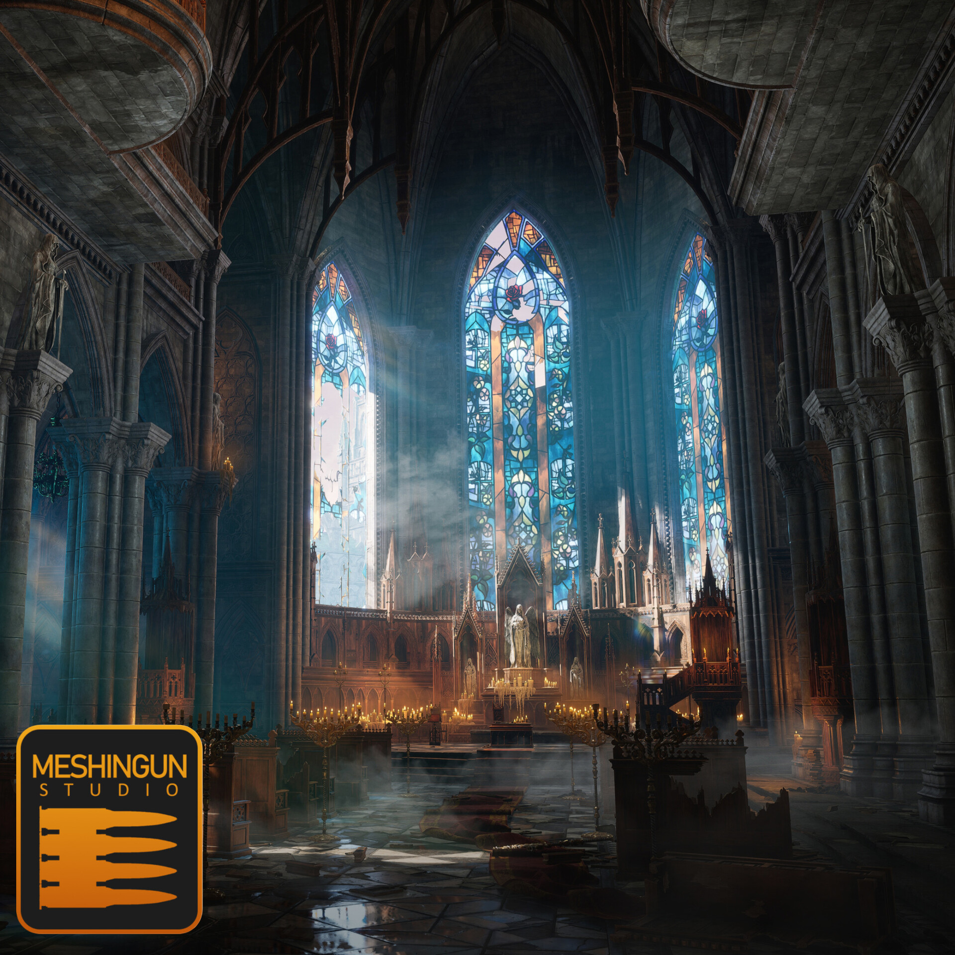 ArtStation - Gothic Interior Megapack | UE4/5 (Lumen + Nanite)