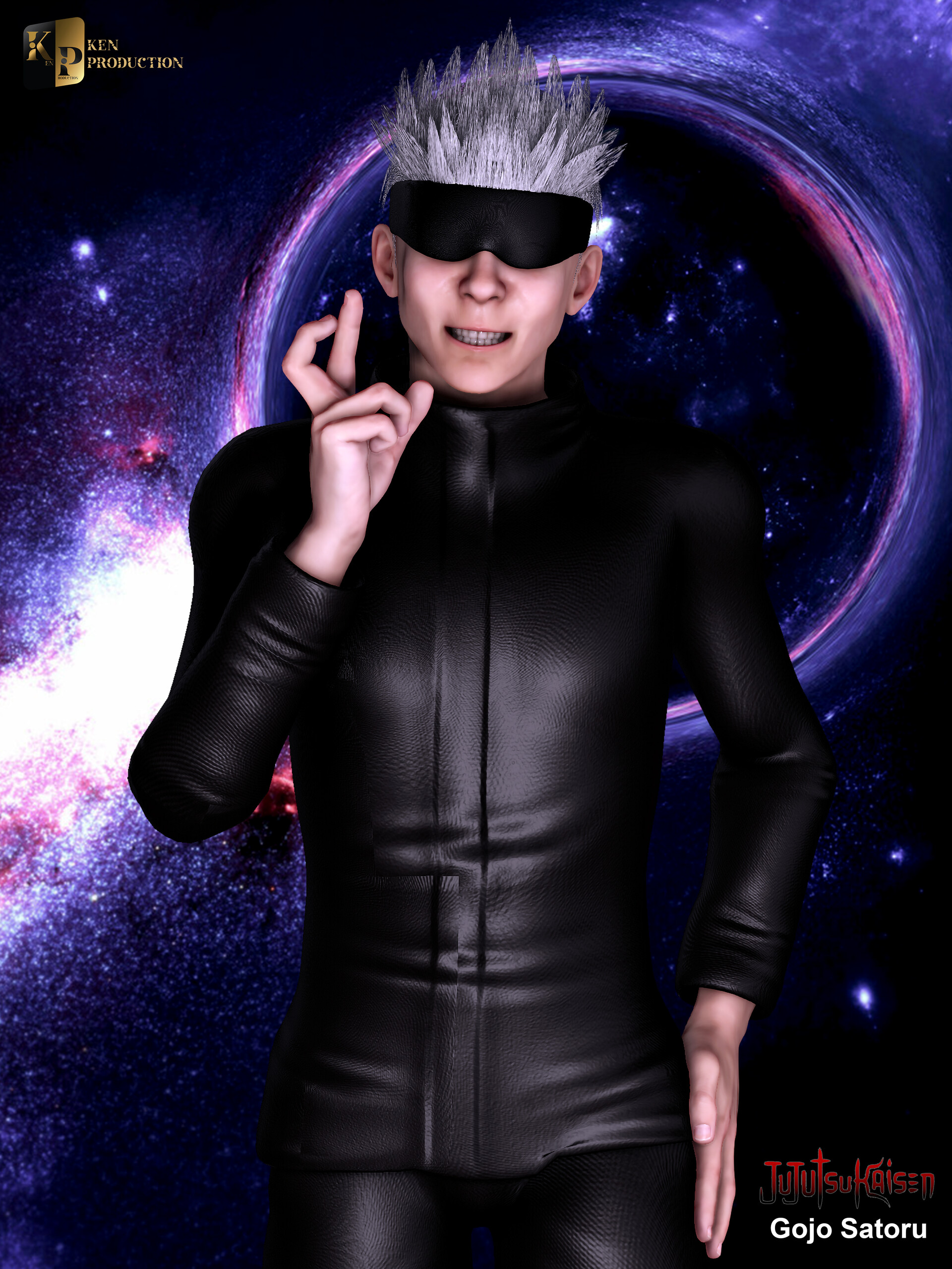 ArtStation - Gojo Satoru ( Realistic 3D )