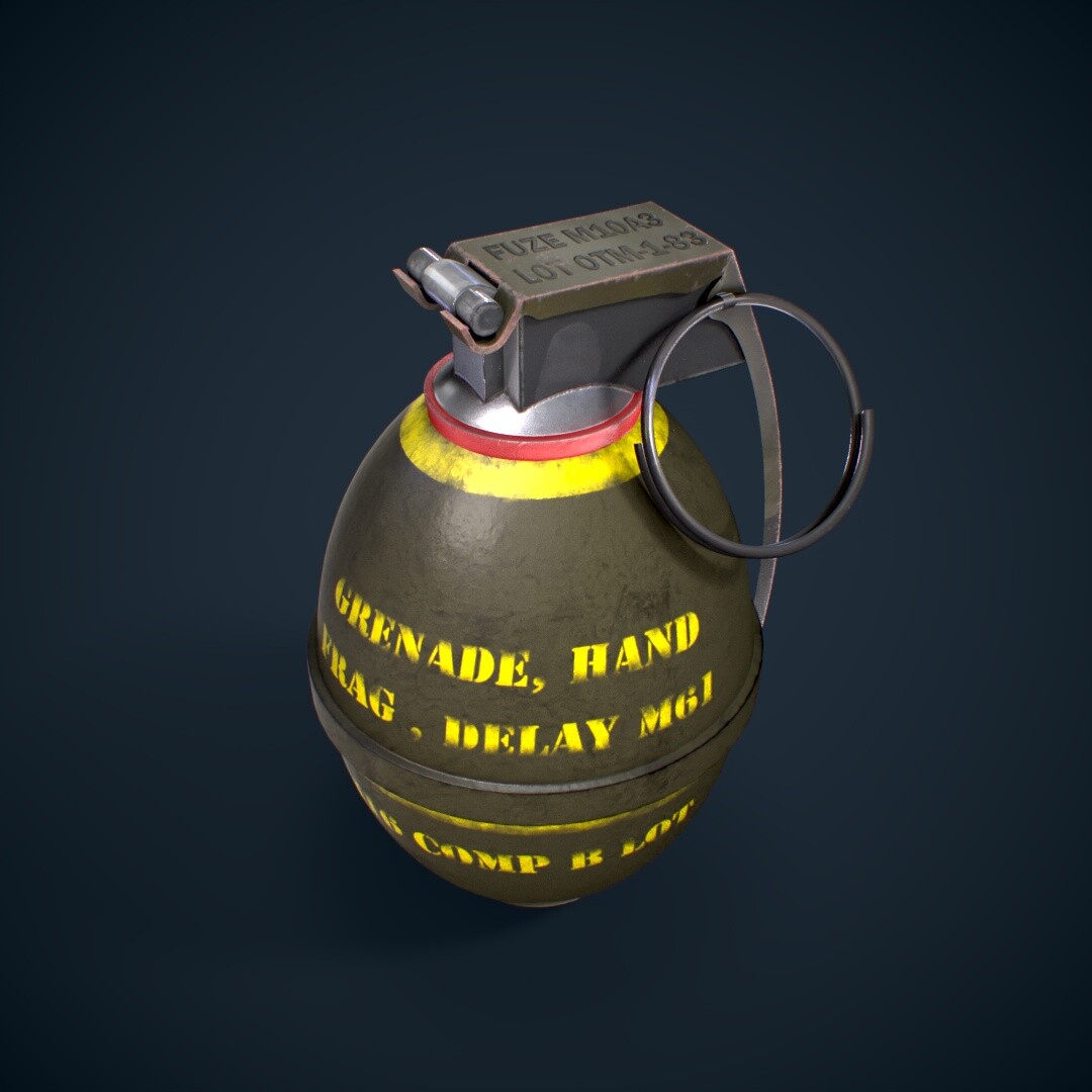 ArtStation - Frag Grenade