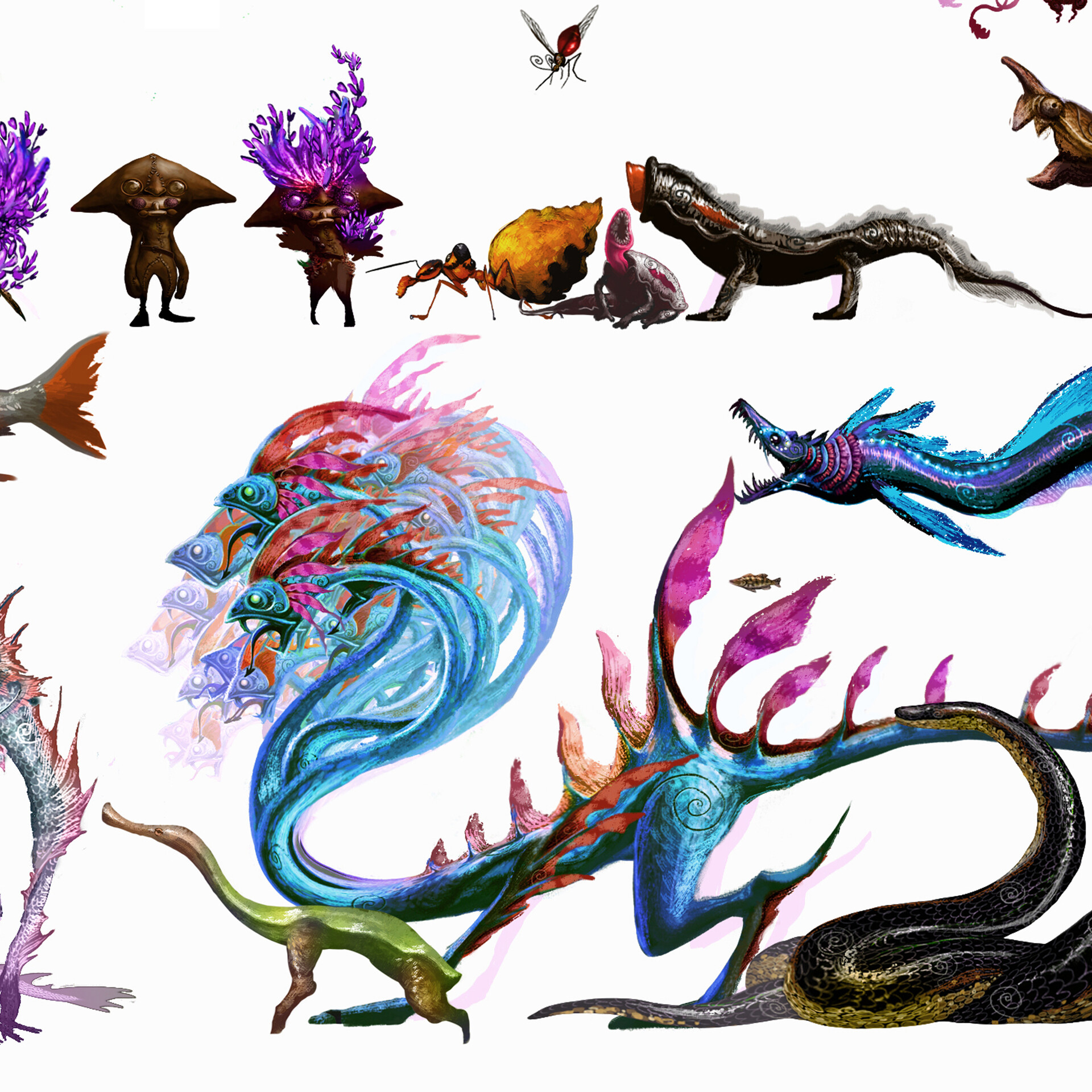 ArtStation - Old creature design before 2010