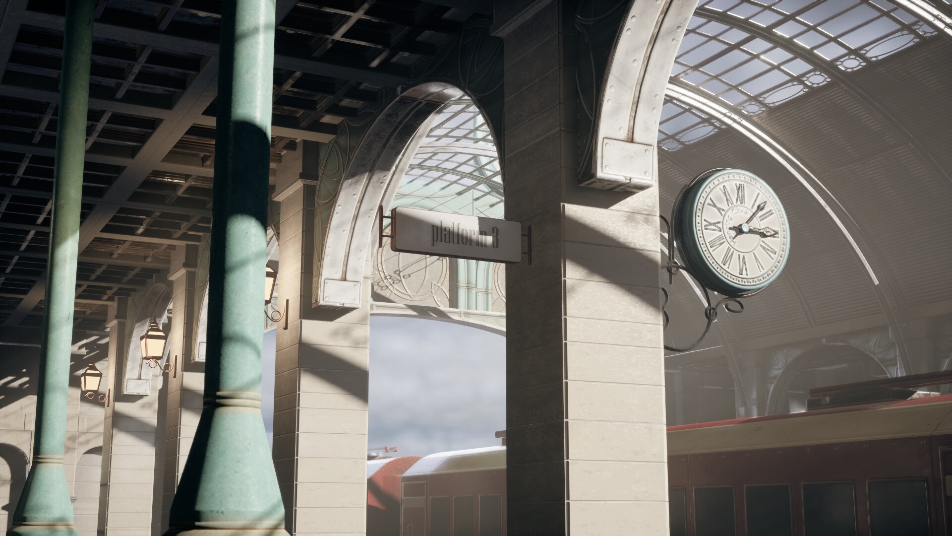 ArtStation - Lighting Study - Train Station