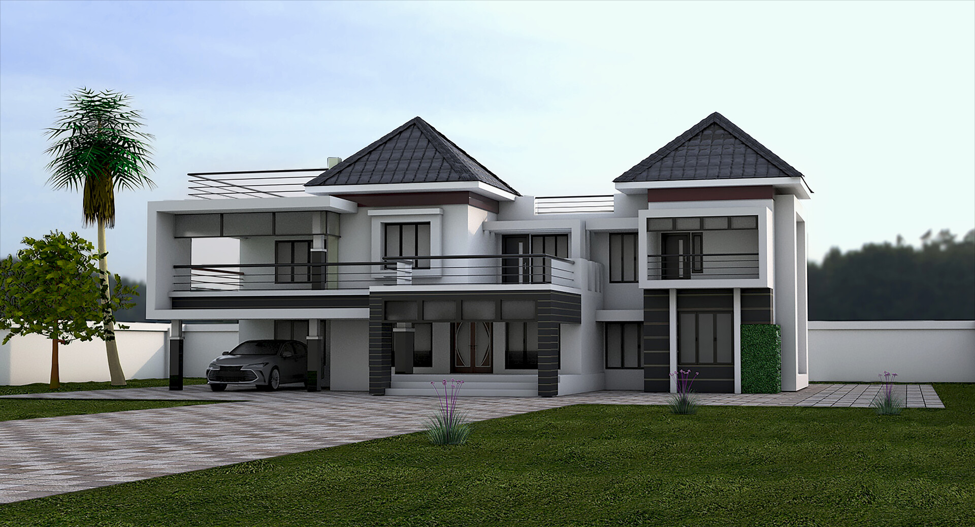 ArtStation - 3d Exterior Render (3ds MAX with Arnold)