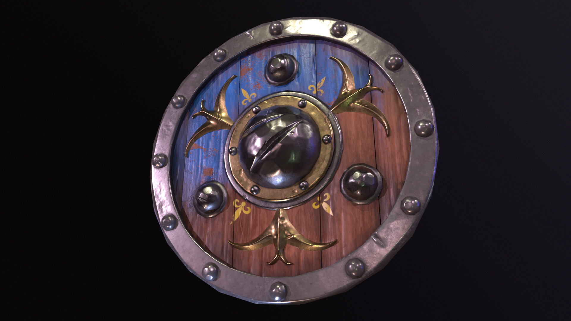 ArtStation - Medieval Shield - 3D Prop