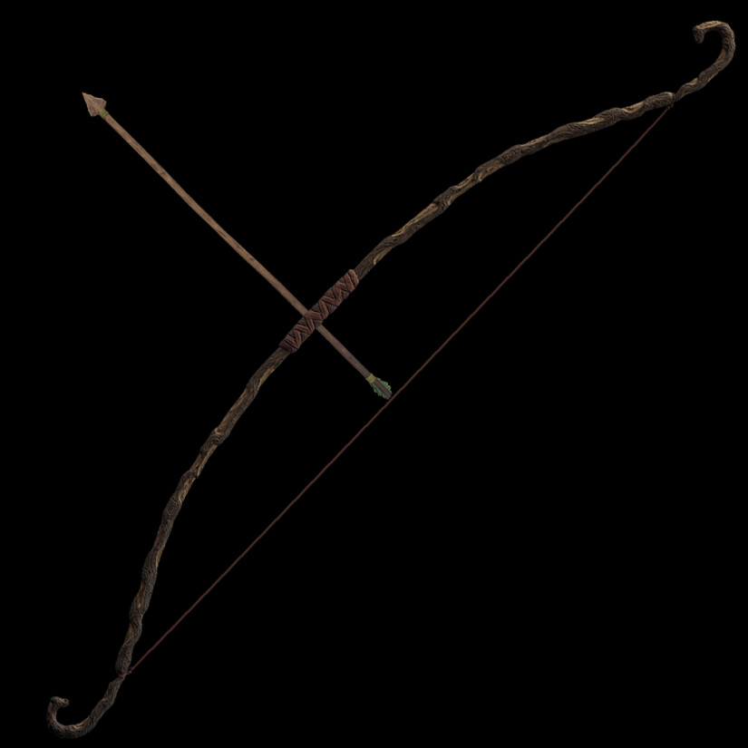 ArtStation - Stylized Wooden Short Bow