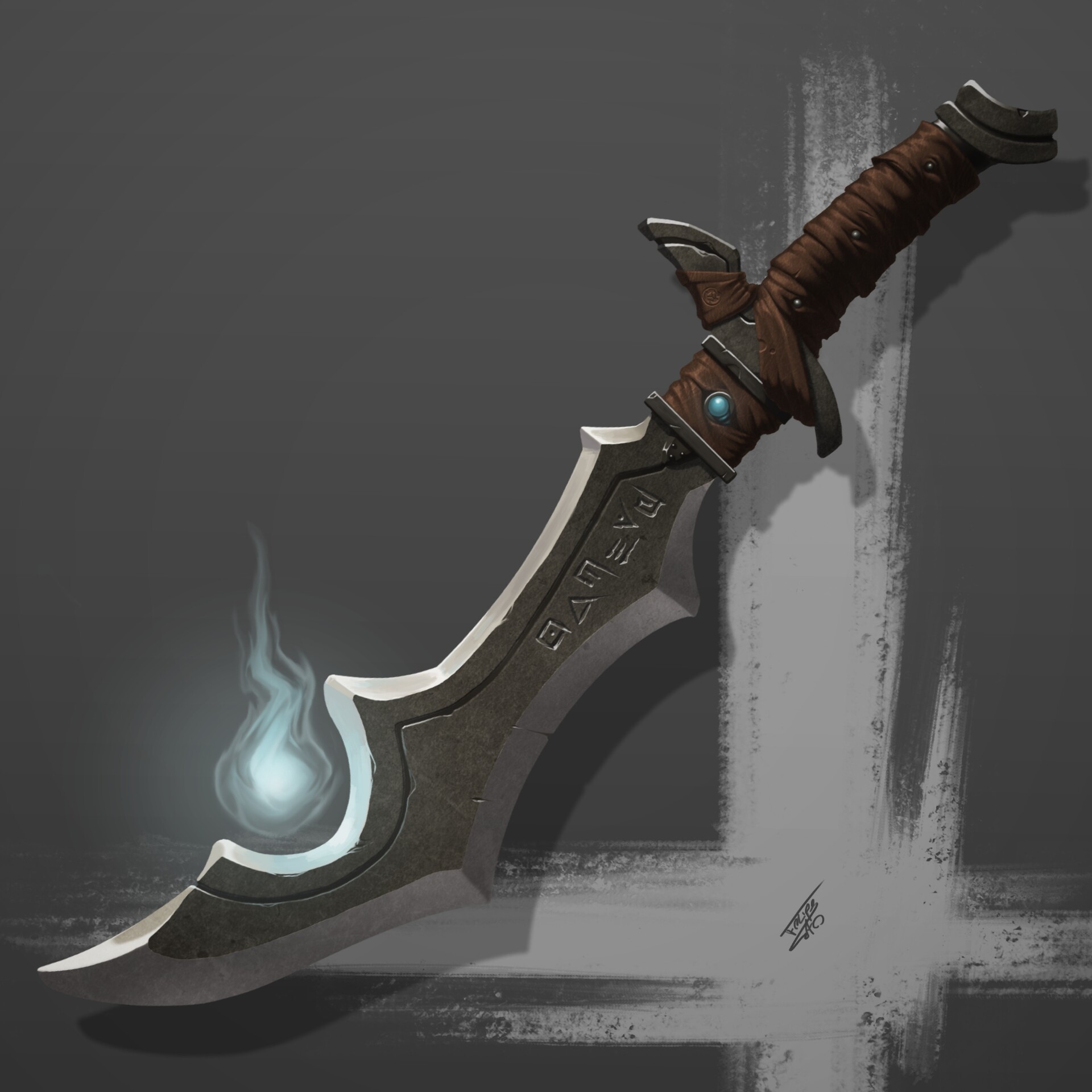 ArtStation - Ancient Stone Sword
