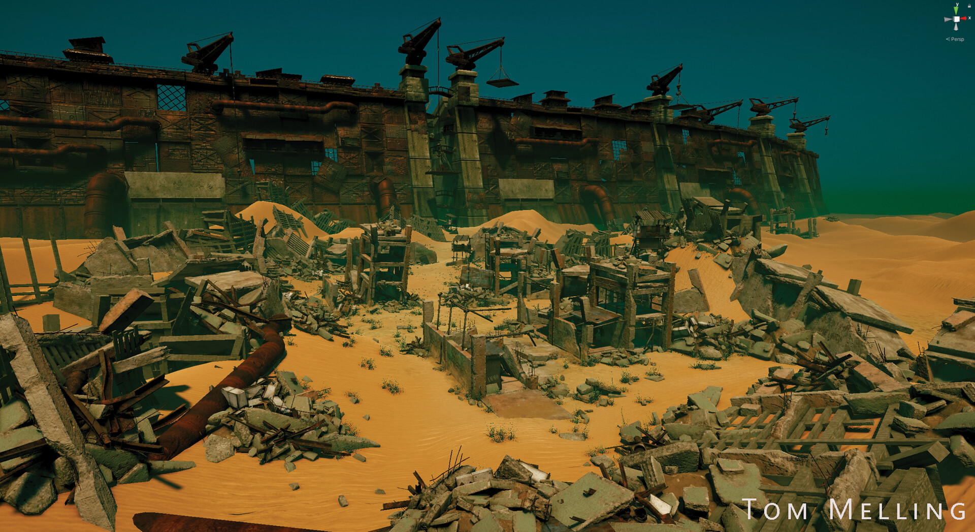 ArtStation - The Wall Breakdown