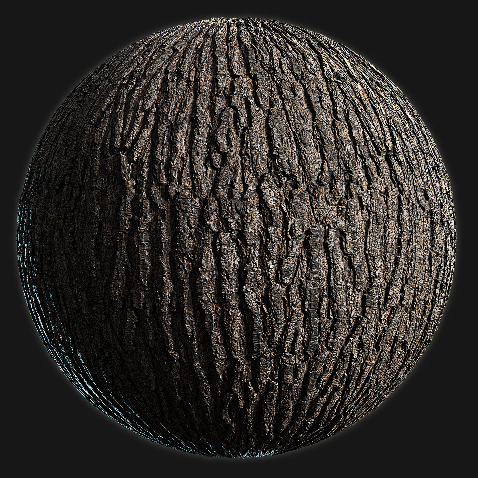 ArtStation - Pine Bark - Photogrammetry Based Material