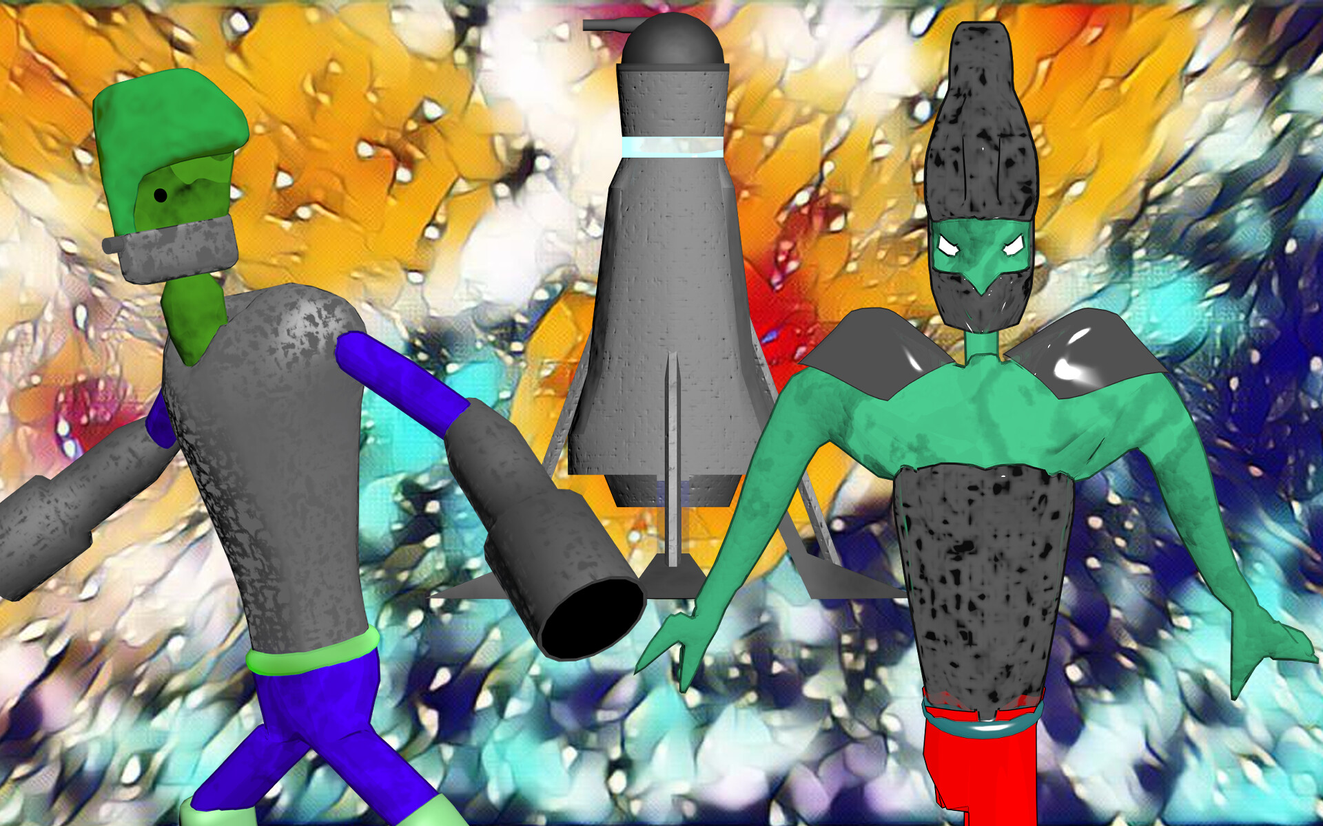 ArtStation - Terran Attackers (Card game for Terran Colonisers)