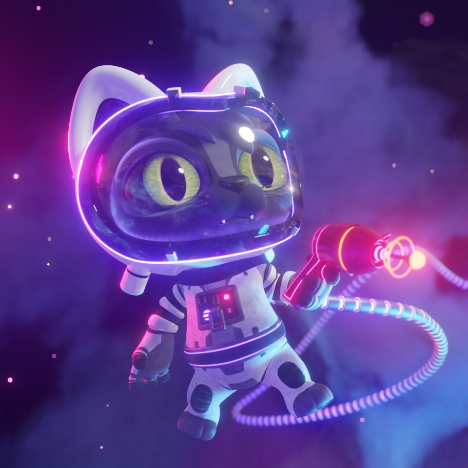 ArtStation - Space Cat