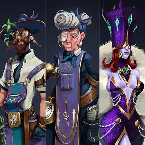 ArtStation - The ClockMaker - Character Lineup