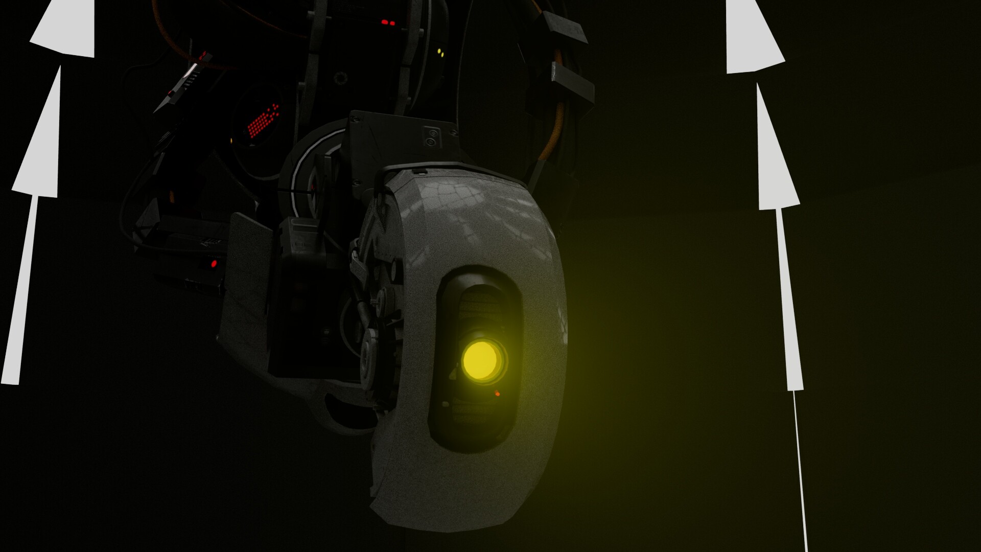 ArtStation - Study of hard surface characters - Glados