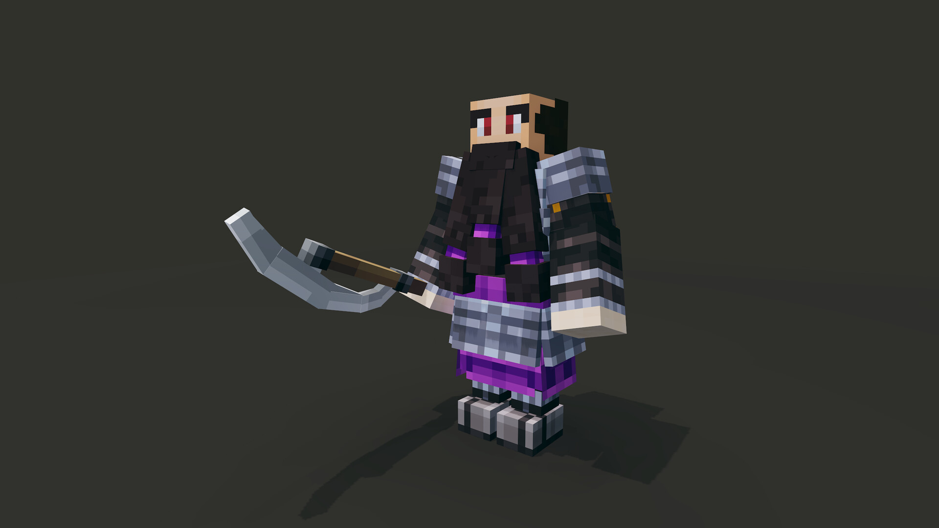 ArtStation - Tank soldier - minecraft 3d model (blockbench)