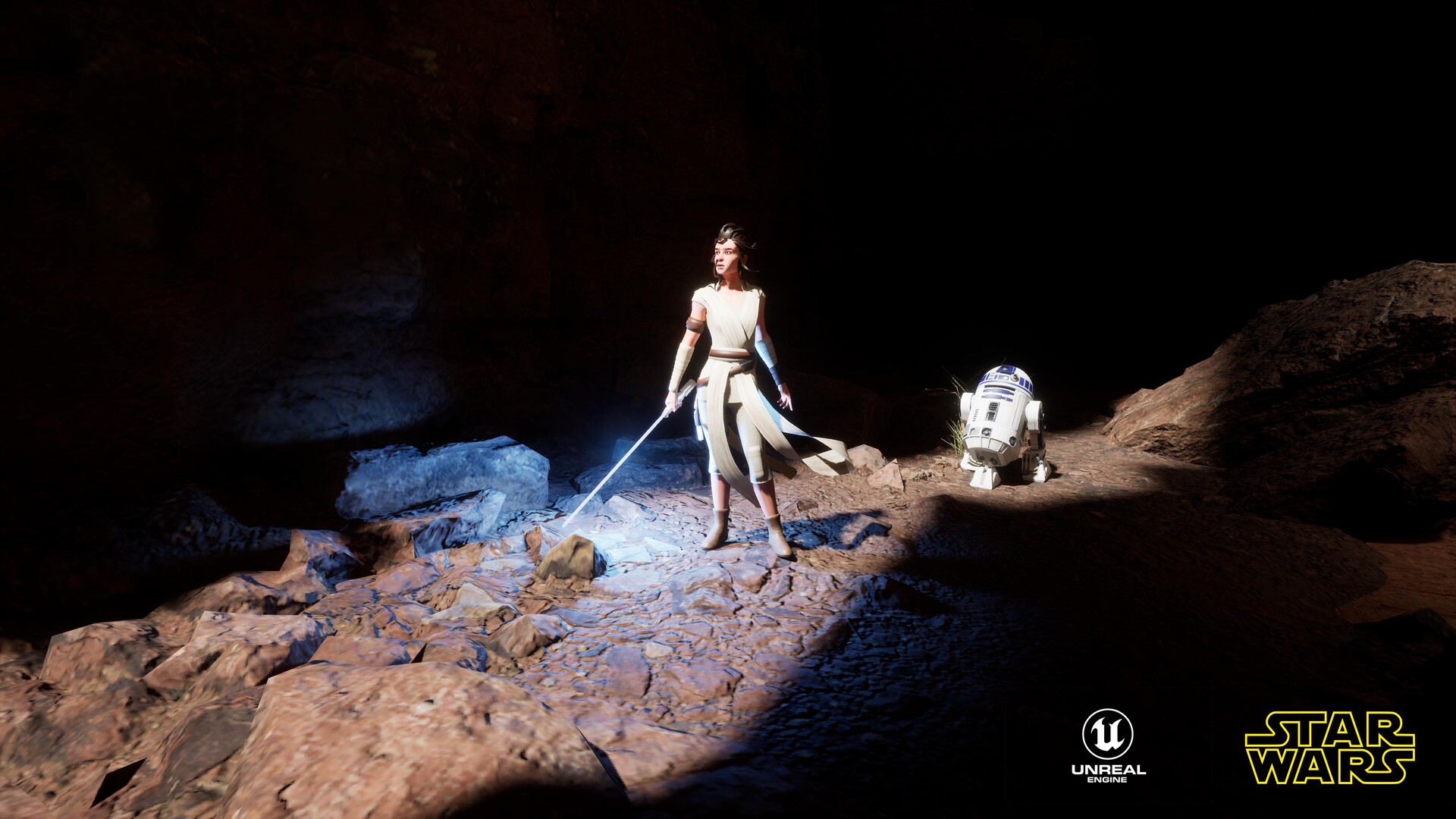 ArtStation - Star Wars - Rey and R2D2 (Unreal Engine 5)