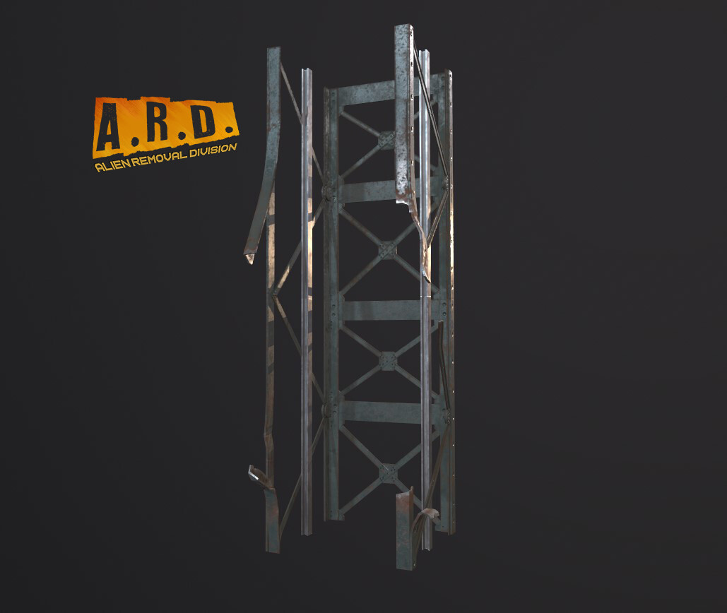ArtStation - Elevator shaft Environment Prop