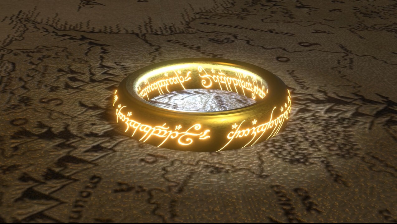 ArtStation - The One Ring - The Lord of the Rings