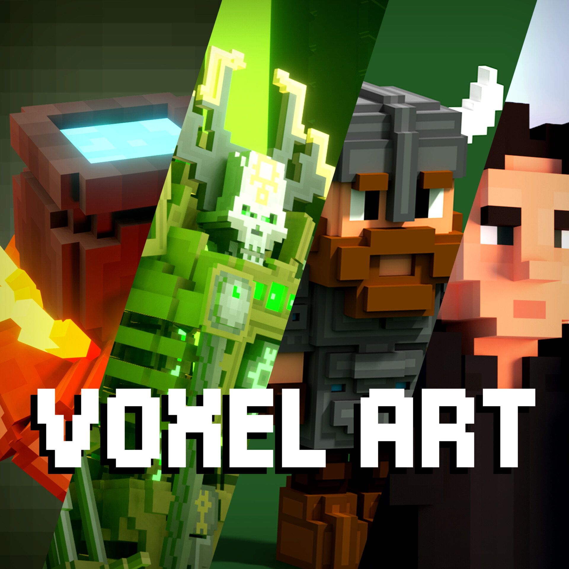 ArtStation - Bunch of Voxel Art