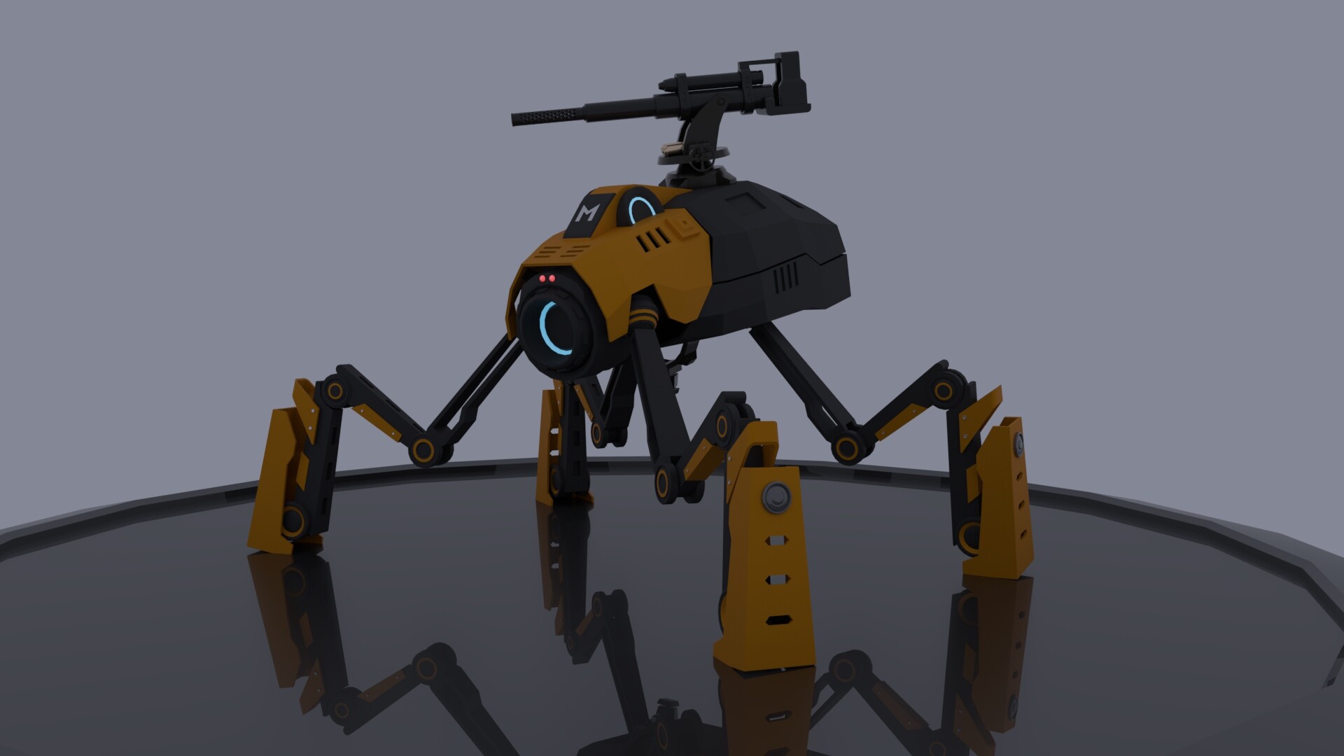 ArtStation - Sci-fi spider robot