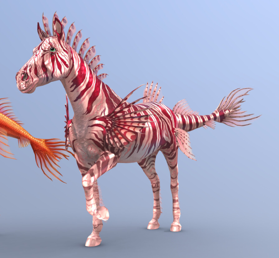 ArtStation - Star Stable Proteus Sedna Magical Fish-Horse