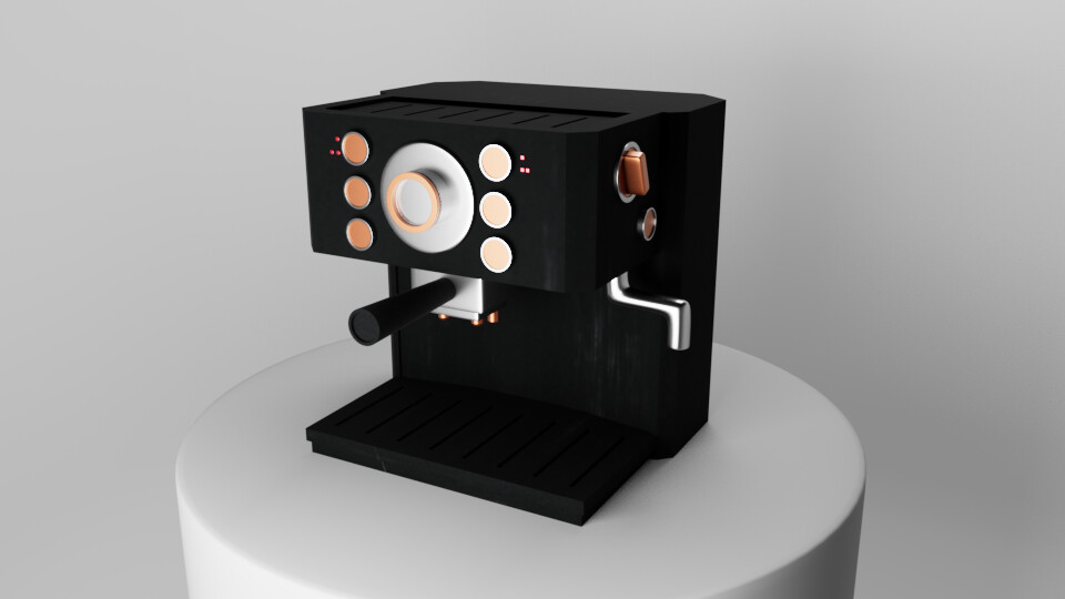 ArtStation - Espresso Machine Model