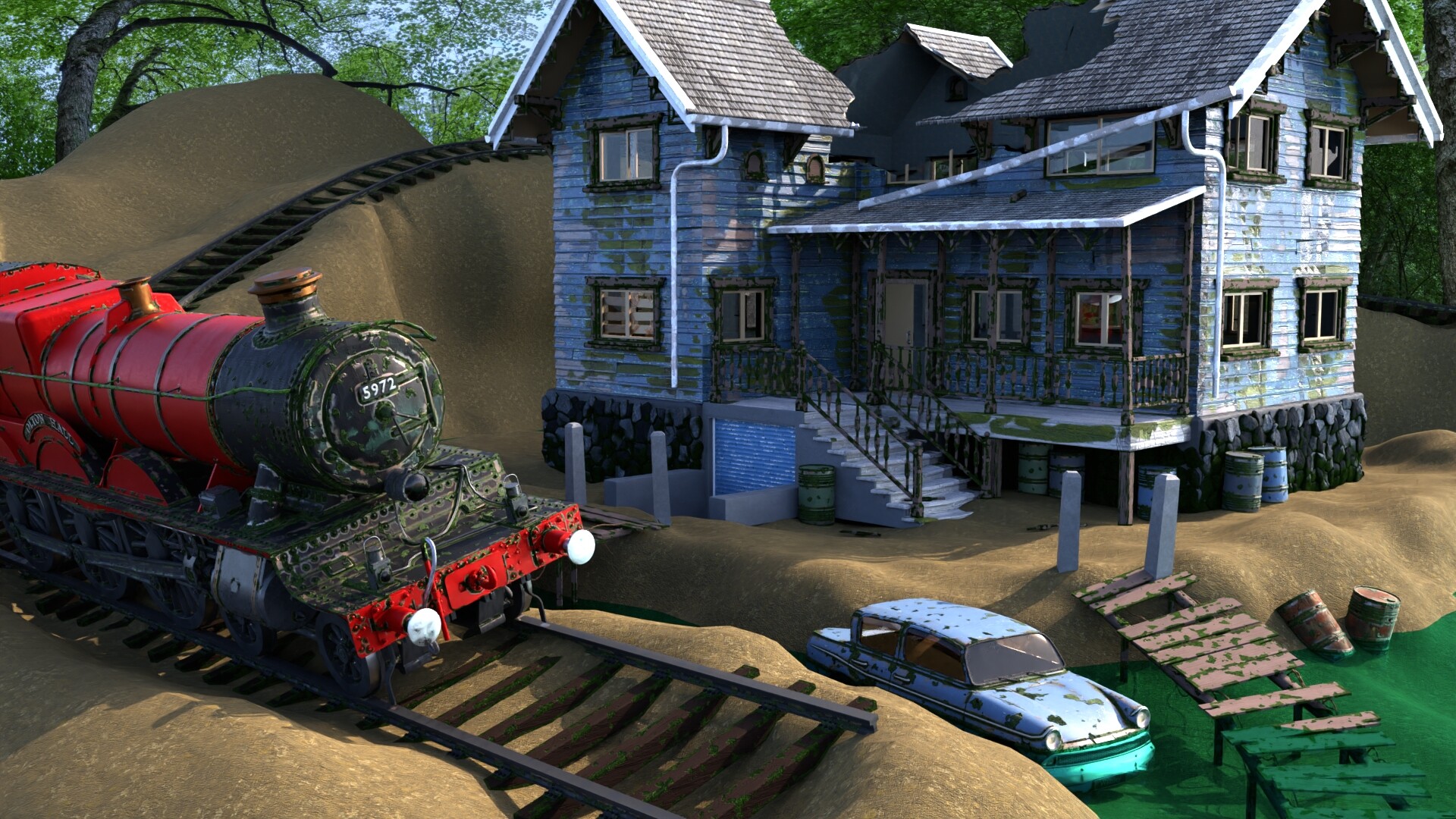 ArtStation - Privet Drive (work in progress)