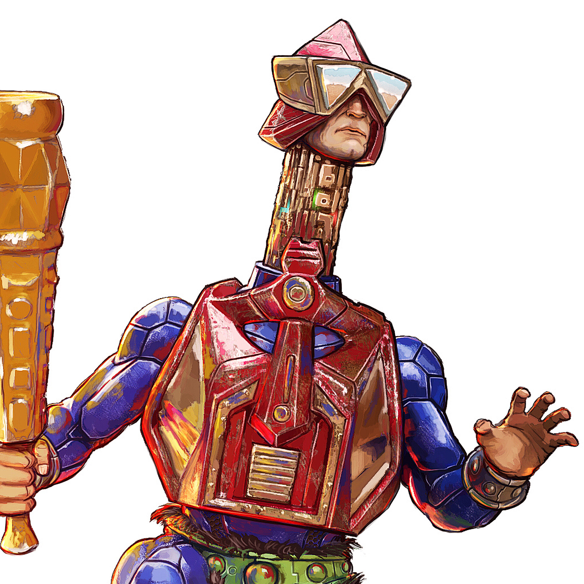 ArtStation - MEKANECK: HEROIC HUMAN PERISCOPE!