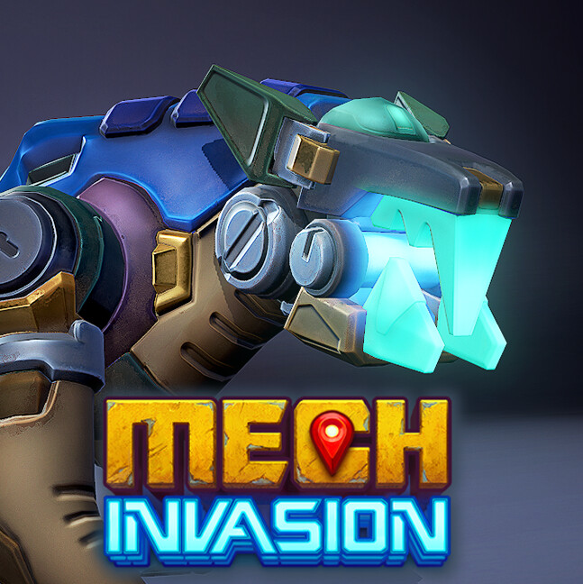 ArtStation - MECH INVASION - Mech model FAST2_Com_92P