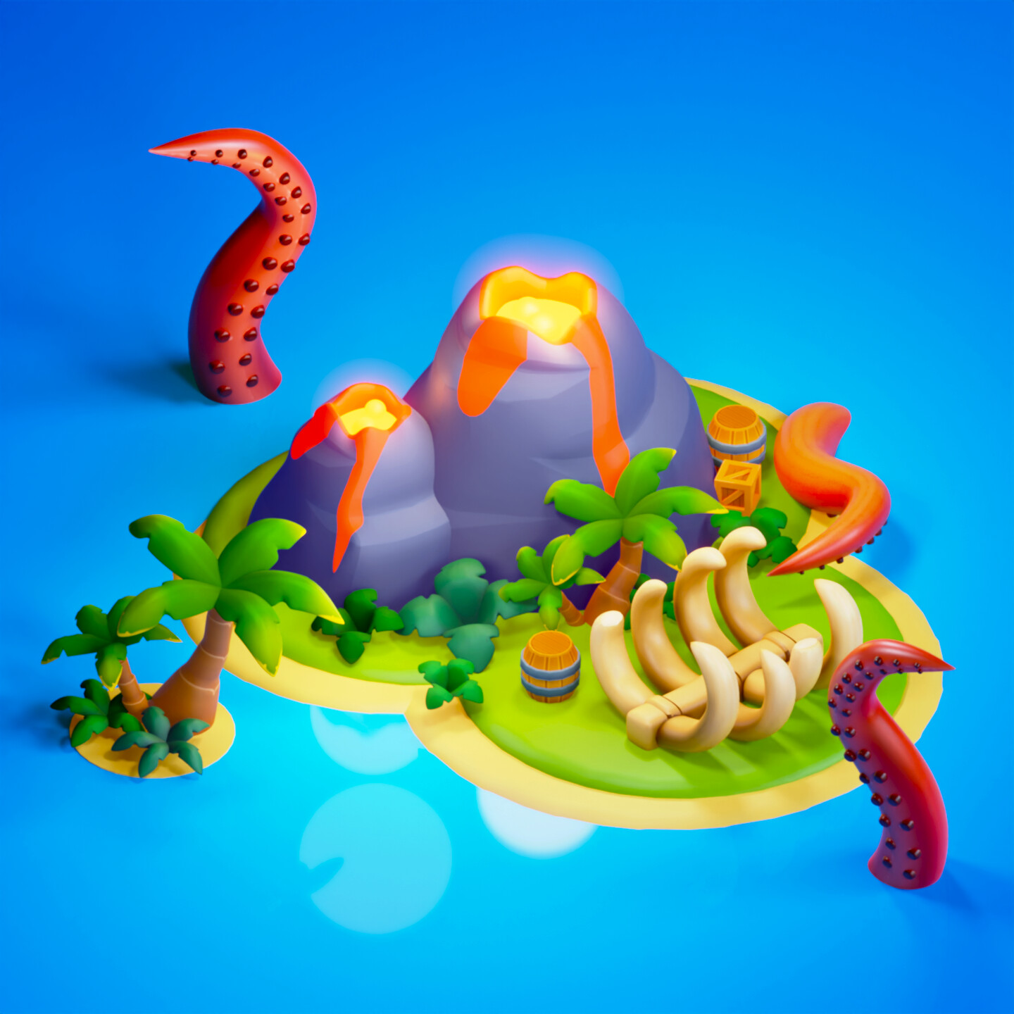 ArtStation - Islands: Game Assets