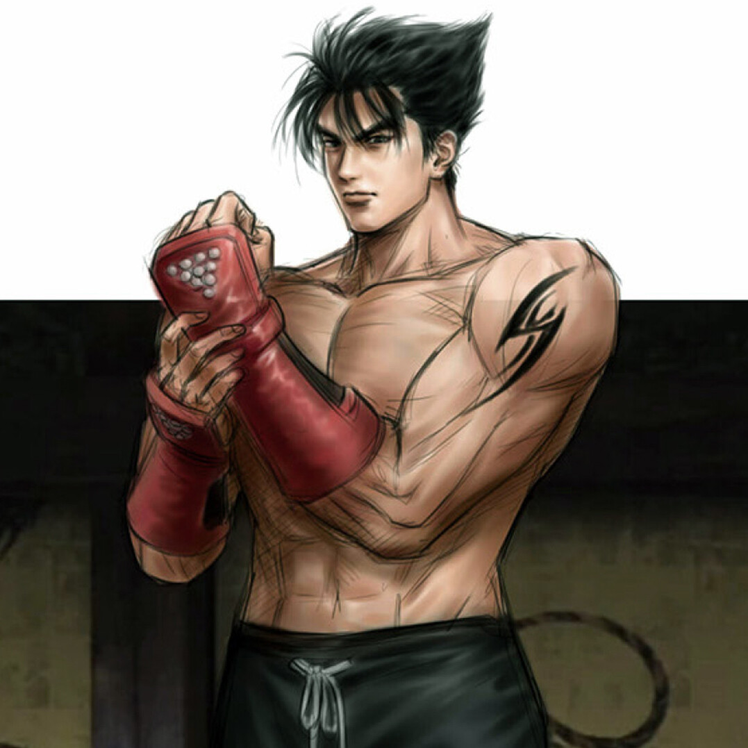 ArtStation - JIN KAZAMA FAN ARTWORK TEKKEN 3 1997