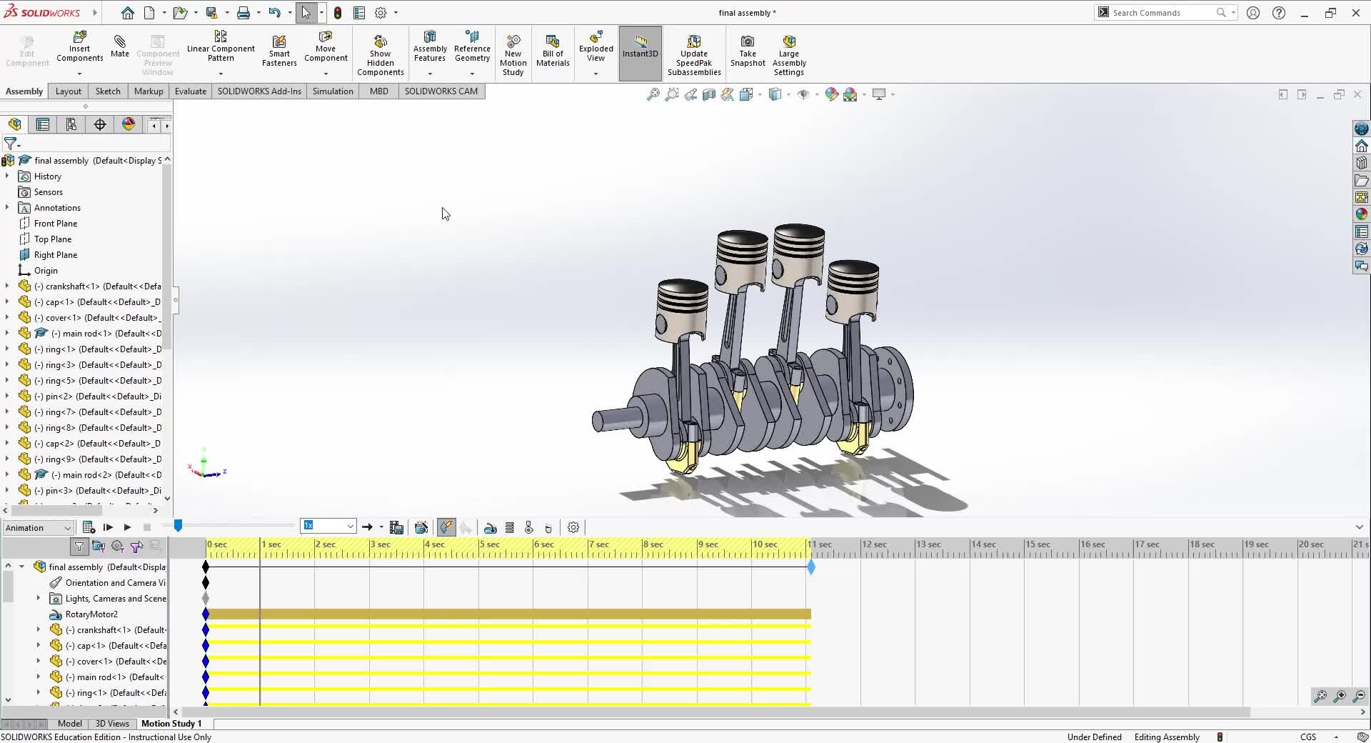 ArtStation - Four Stroke Engine