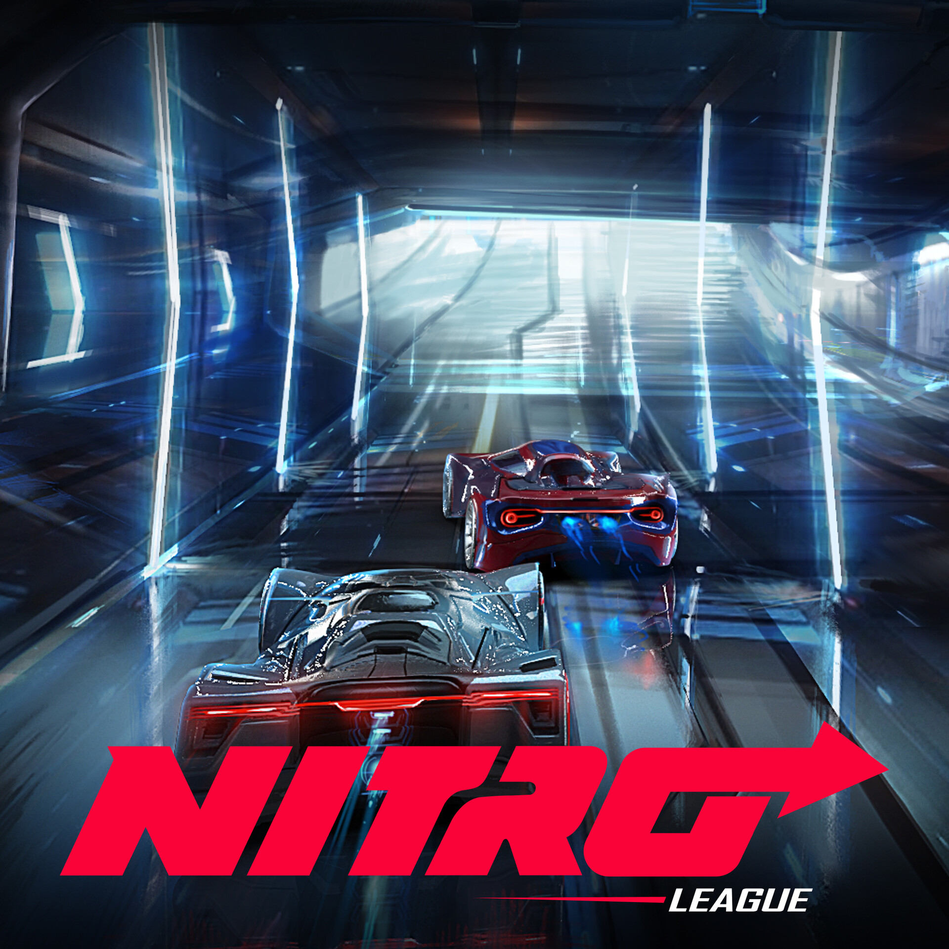 ArtStation - NITRO LEAGUE RACING KEY VISUAL