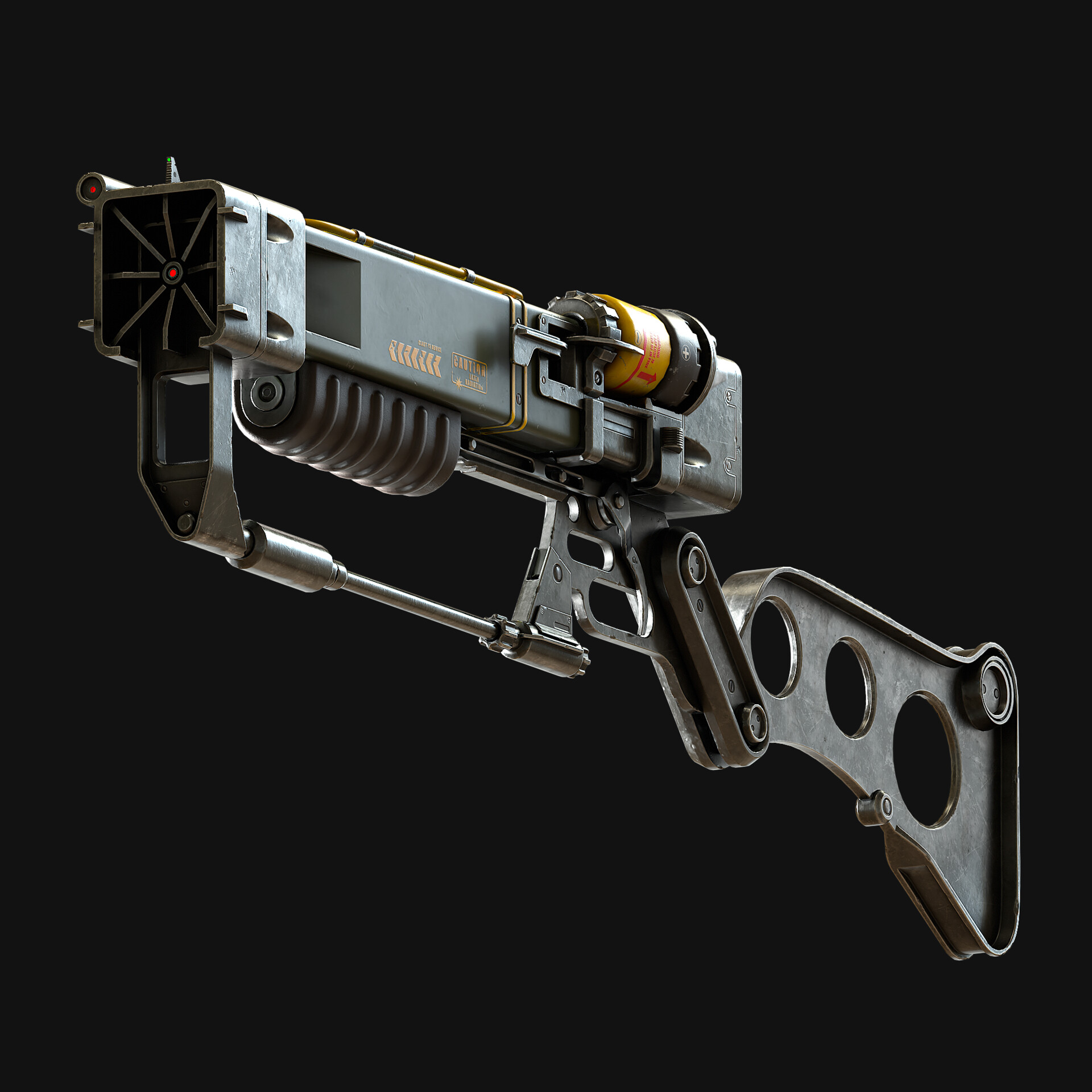 ArtStation - AER9 Laser Rifle