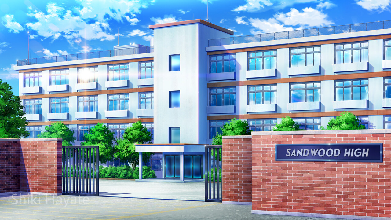 ArtStation - School scene background