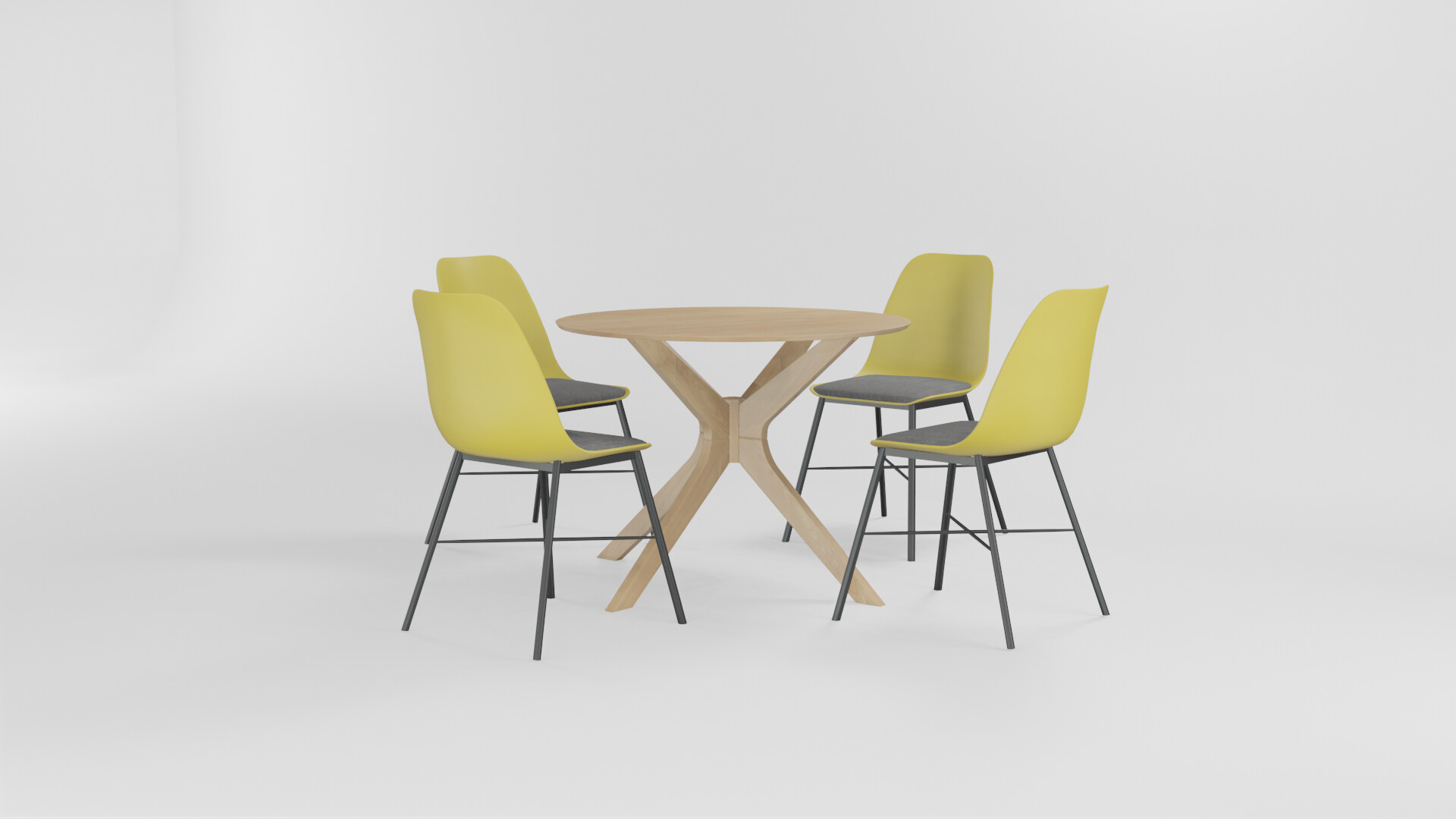ArtStation - Dining Table set Render Animation