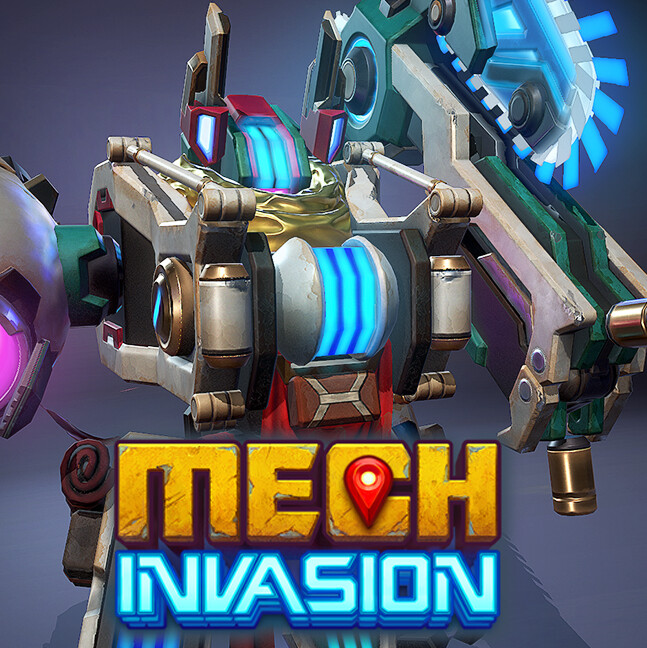 ArtStation - MECH INVASION - Mech model STRONG_Uni 107C