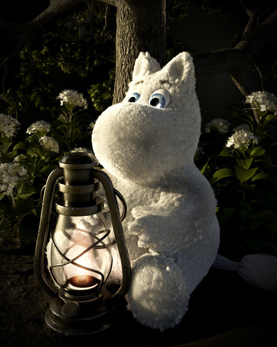ArtStation - Moomintroll [MoominValley FanArt — X-Gen]