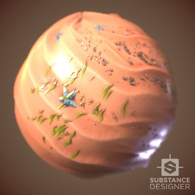 ArtStation - Stylized Beach Sand Material