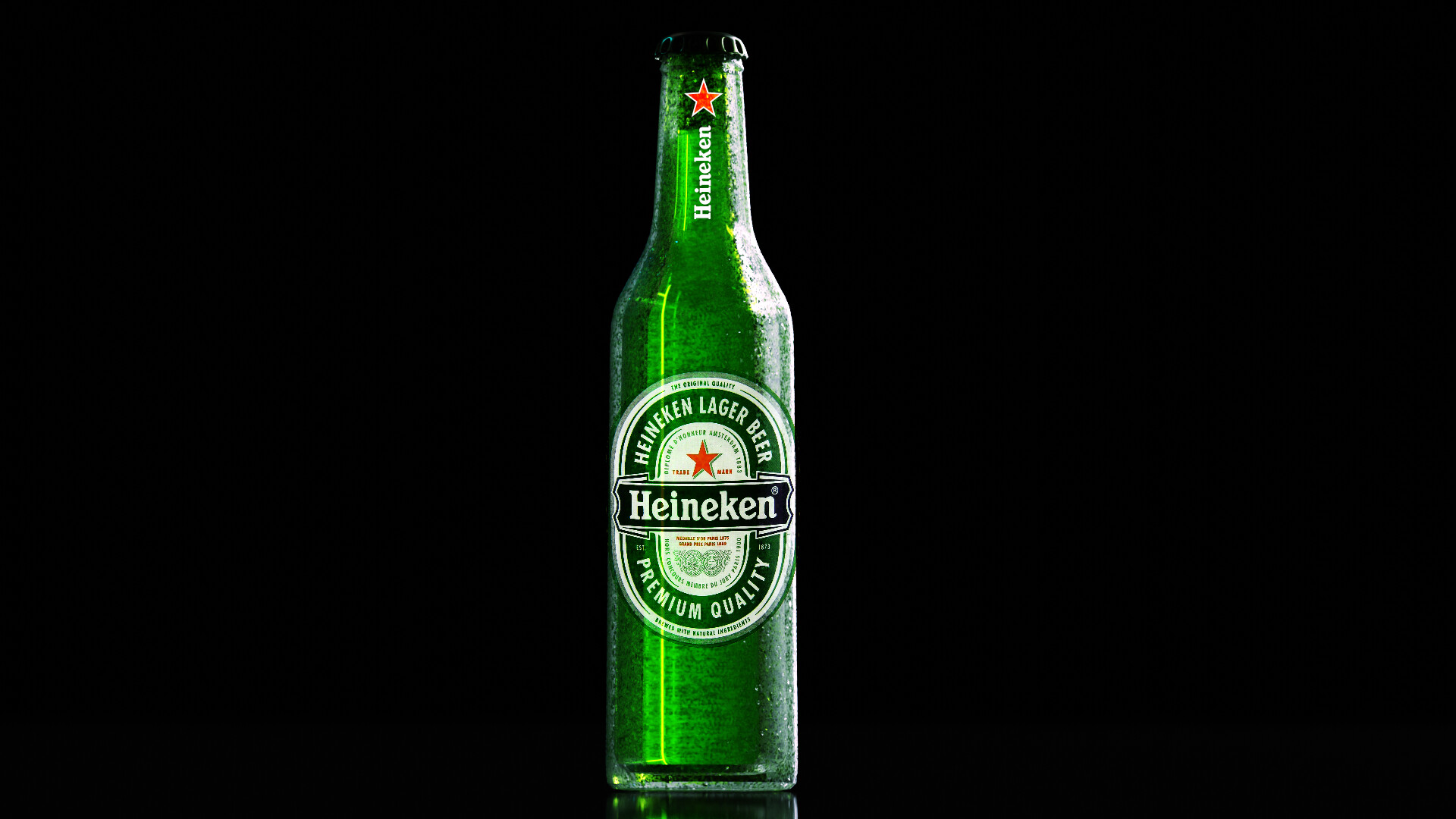 ArtStation - Heineken 3D Model Ad
