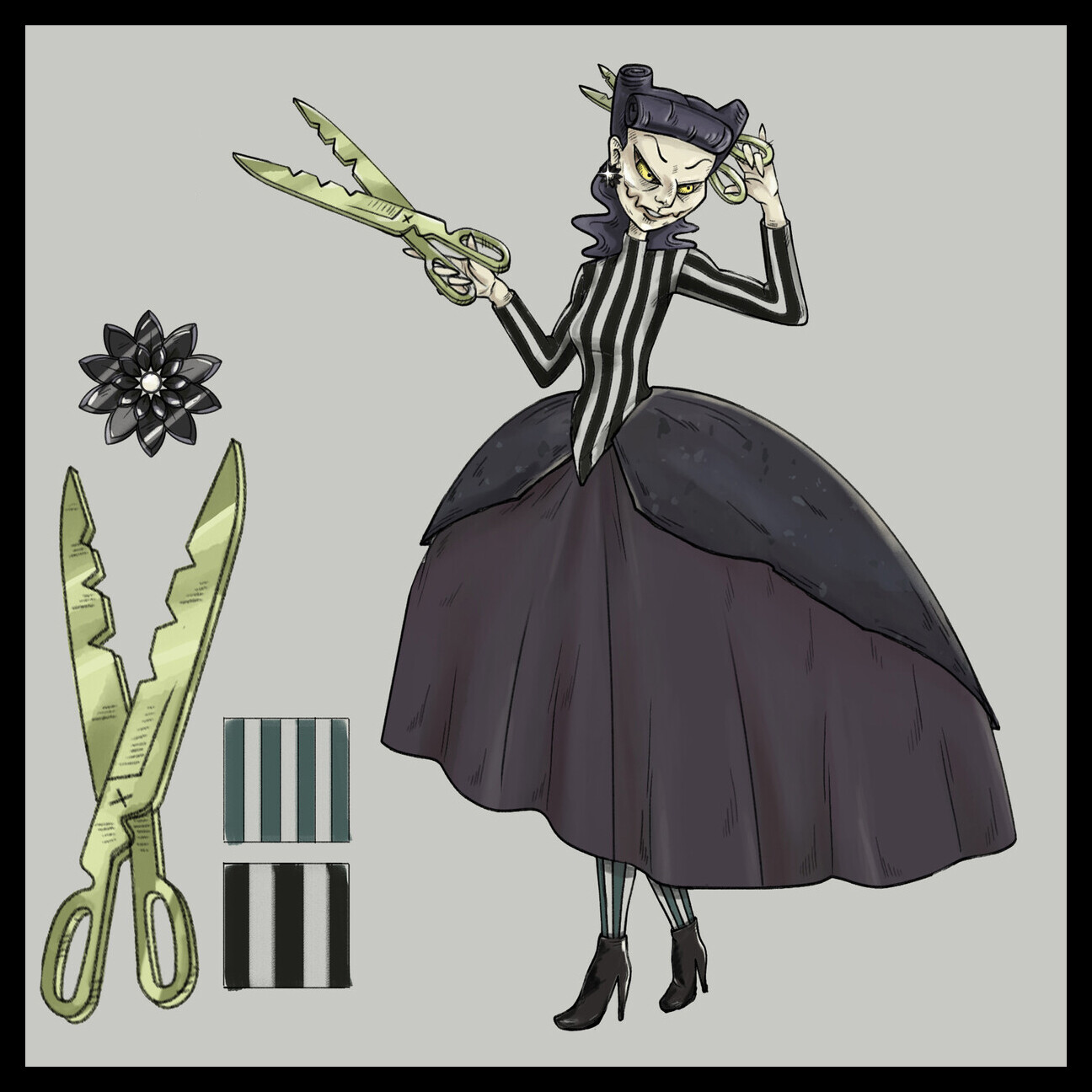 ArtStation - Black Dahlia - Character Design