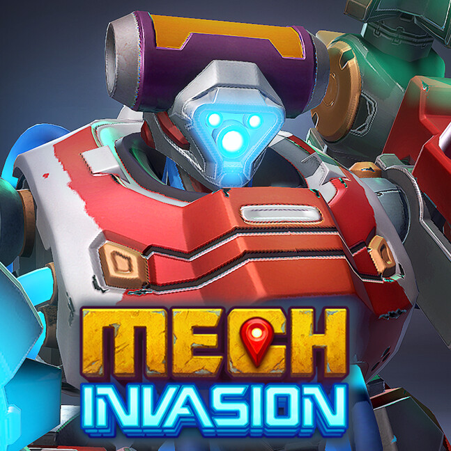 ArtStation - MECH INVASION - Mech model STRONG_Leg 67