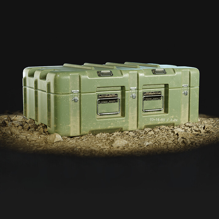 ArtStation - Military Crate - HardSurface