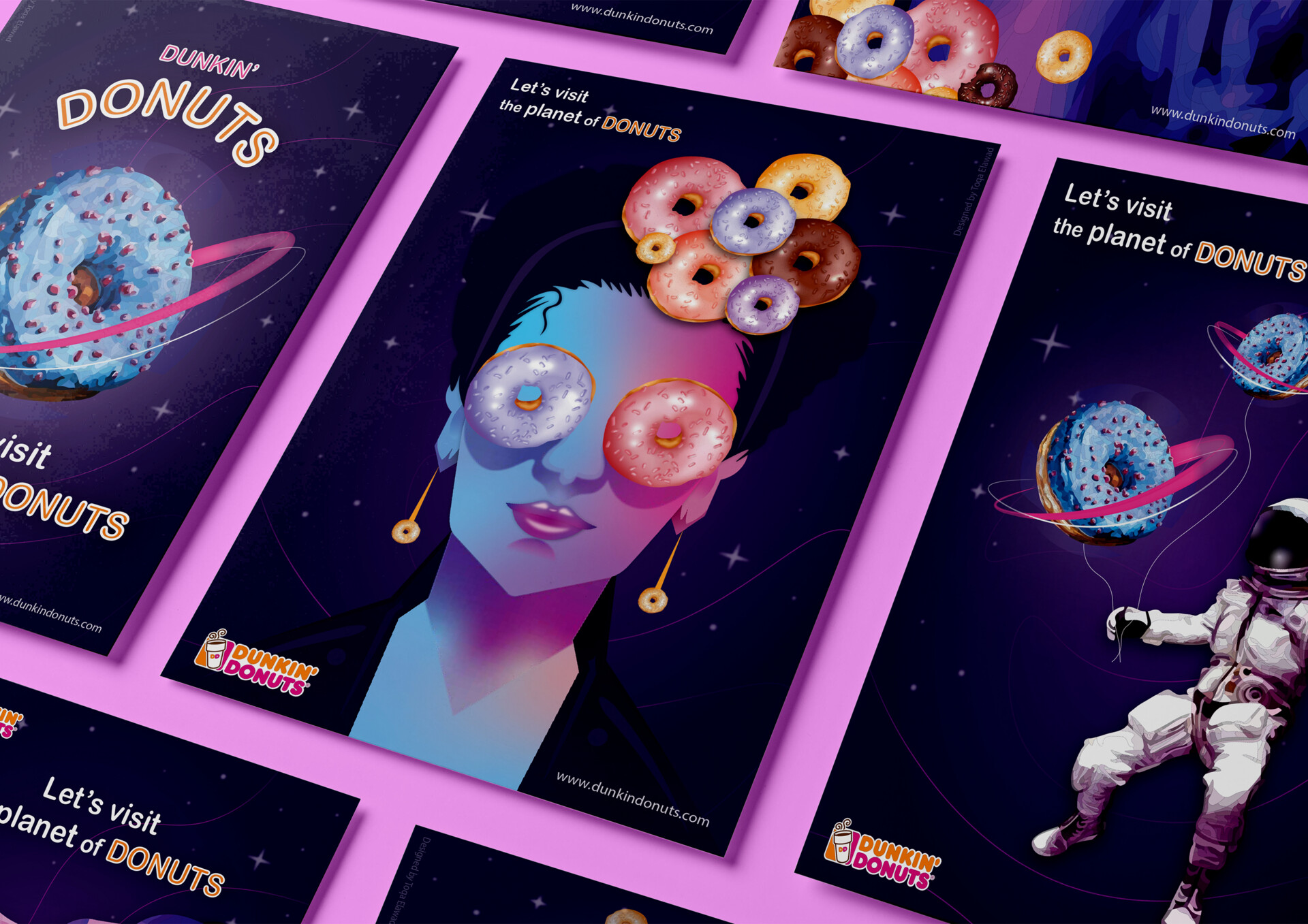 ArtStation - Dunkin' Donuts - Ad Campaign