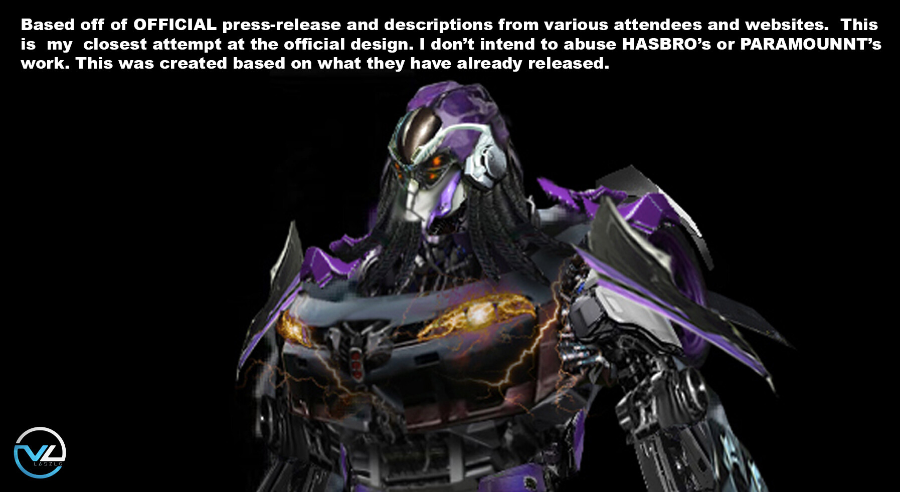 Laszlo Ven - Transformers Rise Of The Beasts - Nightbird V2