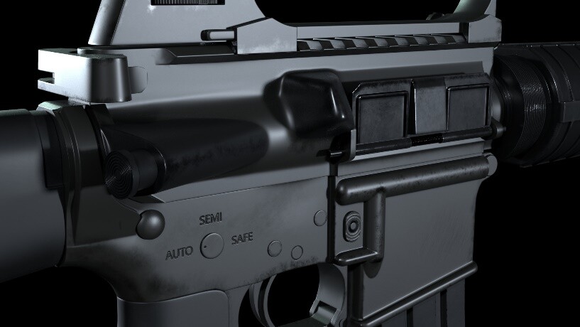 ArtStation - M16 Assault Rifle